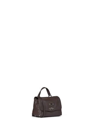 Zanellato Womens Handbag Baby Postina Brown Bovine Leather Handbags Hand Bags