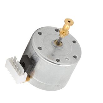 Bediffer Aumotop DC 12V 3-Gang-B&uuml;rstenmotor f&uuml;r Schallplattenrekorder-Plattenspieler, 25-mm-Montageloch, 78 U/min, Hochleistungsmotor, Gebaut nach Strengen Qua