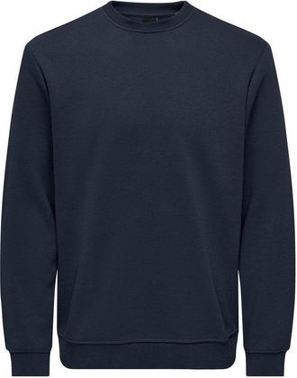Only & Sons Sweatshirt Connor (1-tlg) Sweatshirt - Baumwolle - Atmungsaktiv - Weiche, geb&uuml;rstete Innenseite