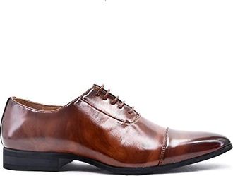 UOMO Design Richelieu Homme à Bout rapporté (42, Marron)