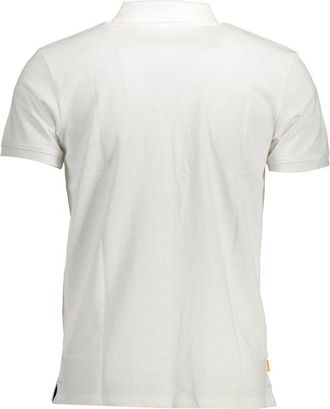 Timberland Cotton Slim Fit Polo - White