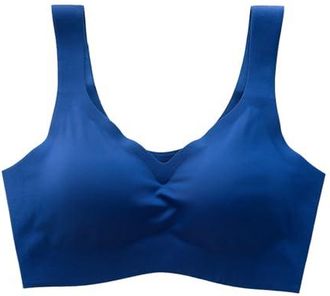 Generic Soutien-Gorge Femme Push Up Brassi&egrave;re, de Sommeil en Soie glac&eacute;e sans Couture Confortable sans Fil de Sport Respirant d&eacute;bardeur de Course v&ecirc;tements de