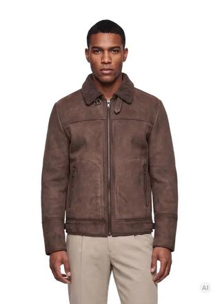 Milestone Herren Jacken braun Ziegenvelours