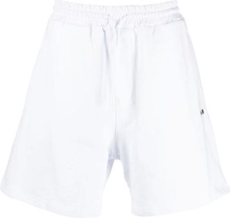 Msgm Msgm, Homme, Shorts, Blanc, Taille: S 10 Bermuda Salmone Logo Bco