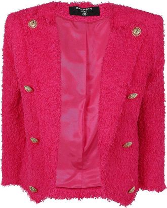 Balmain Veste Casual - Rose