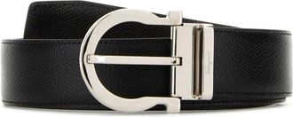Ferragamo Homme, Accessoires, Noir, Taille: 110 CM Ceinture Gancini r&eacute;versible et ajustable