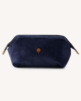Faguo Trousse de toilette velours bleu