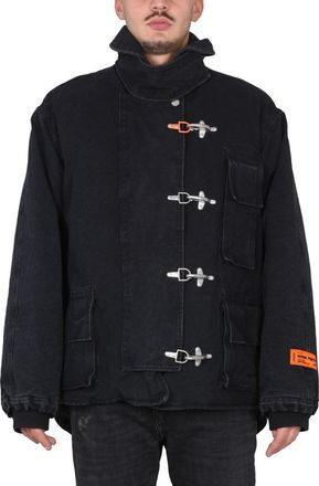 Heron Preston Cotton Canvas Jacket - Black