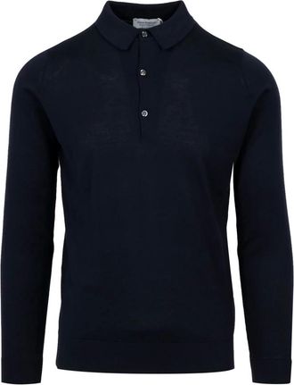 John Smedley Homme, Tops, Bleu, Taille: 2XL John Smedley T-shirts et polos