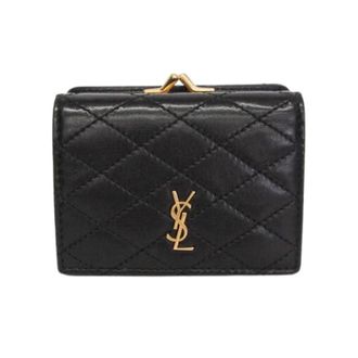 Saint Laurent Pre-owned Gabby Compact Wallet - - Pre-owned - Damen - Schwarzk - ONE SIZE