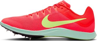 Nike Nike Herren Zoom Rival Distance Track & Field Langstrecken-Spikes Leichtathletik-Schuh, Bright Crimson/Washed Coral-Barely Volt, 45.5 EU