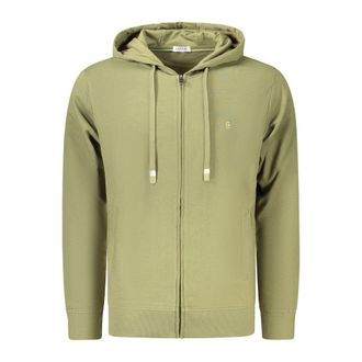 Coveri Moving Gr&uuml;ner Baumwoll-Herren Hoodie