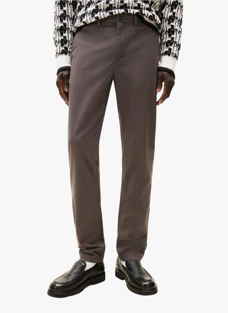 Tommy Hilfiger Pantalon chino droit en coton m&eacute;lang&eacute;