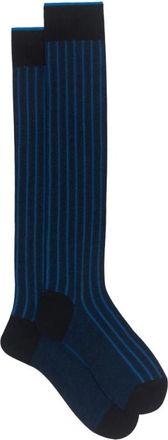 Gallo Gallo, Homme, Sous-v&ecirc;tements, Bleu, Taille: S/M Vanis&eacute; Chaussettes Longues &agrave; C&ocirc;tes Larges