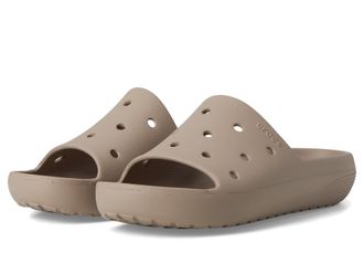 Crocs Unisex Classic Slide V2 Slide, Taupe, 48/49 EU