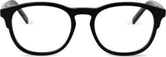 Givenchy Brille mit rundem Gestell - Schwarz
