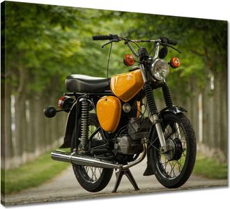 Generic Gemälde auf Leinwand, Dekoration The Simson Classic Moped, 50 x 40 cm, H10092M_PC1R