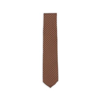 Barba Krawat mit Blumenmuster - - Accessories - Herren - Braun - ONE SIZE