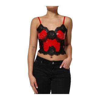 Dolce & Gabbana Femme, Tops, Multicolore, Taille: 38 FR T-shirt &agrave; Manches Courtes et Col Rond
