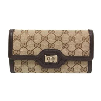 Gucci Pre-owned Luce 790034 Long wallet (bi-fold) - - Pre-owned - Damen - Beige - ONE SIZE