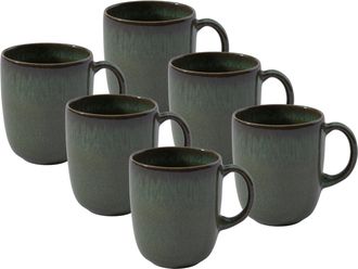 like. by Villeroy & Boch Lave vert Becher mit Henkel 0,4l Set6