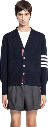 Thom Browne Milano Stitch 4-Bar Cardigan