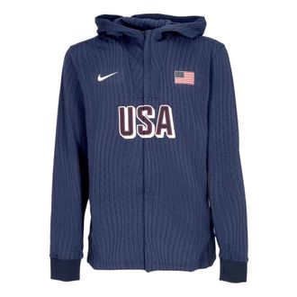 Nike USA Basketball Zip-Hoodie - - Sport - Herren - Blau - XL