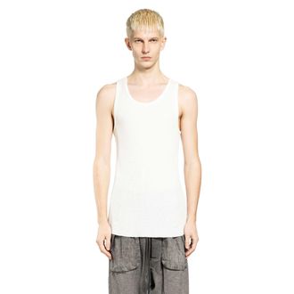Thom Krom Cotton Linen Rib Tank Top