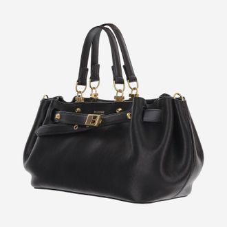 Balenciaga Leather Shoulder Bag - Black