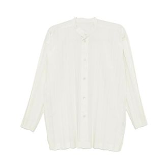 Issey Miyake Chemise Edge - Homme - Chemises - Blanc - Taille: L