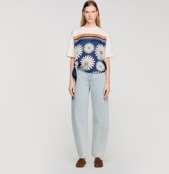 Sandro T-shirt foulard