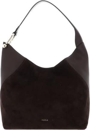 Furla Cuir sac &agrave; &eacute;paule Lara Hobo Bag Espresso marron fonc&eacute;