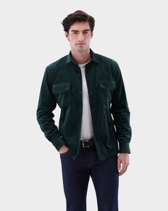 van Laack Overshirt aus weichem Breitcord