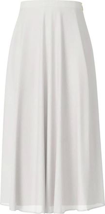 Joop Femme, Jupes, Blanc, Taille: 38 FR Jupe midi &agrave; volants et broderie anglaise