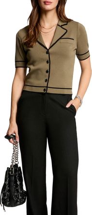 Morgan Damen 241-medin Weste, Olivier/Schwarz, Large