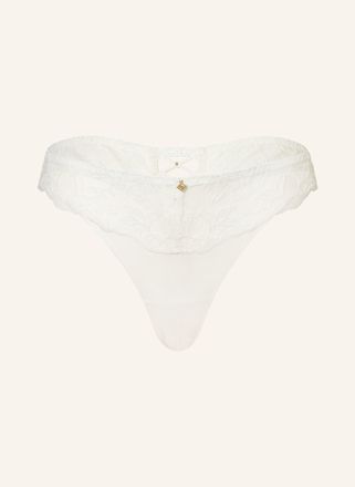 Aubade String Kiss Of Love Mit Schmucksteinen weiss