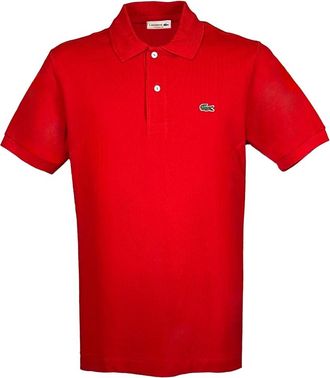 Lacoste Homme, Tops, Rouge, Taille: 2XL Polo Chemises