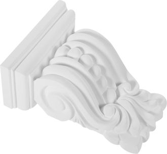 Valiclud PU Corbel Römische Säule Dekorative Geschnitzte Stütze Weiß Europäische Wandverzierung für Zuhause Leicht zu Montieren Lackierbar Langlebiges Pu Mater