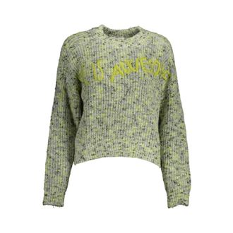 Desigual Green Polyester Sweater - - Knitwear - Damen - Mehrfarbig - L