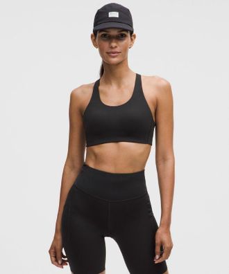 lululemon Energy BH mit starkem Halt f&uuml;r Frauen - Gr&ouml;&szlig;e 32DDD in Schwarz