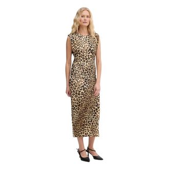 Lola Casademunt Femme, Robes, Beige, Taille: 40 FR Robe Longue Drap&eacute;e