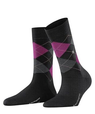 Burlington Marylebone W So laine fantaisie 1 paire, Chaussettes Femme, Noir Black 3001, 36-41