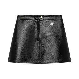 Courr&egrave;ges Damen, R&ouml;cke, Schwarzk, MGr&ouml;&szlig;e