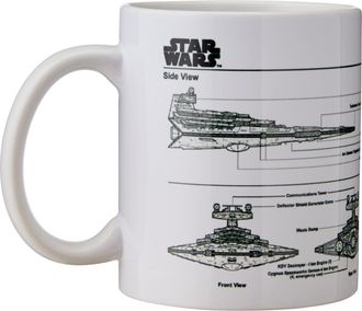 Star Wars Star Destroyer Sketch 11oz/315ml Kaffeetassen, Mehrfarbig