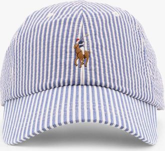 Ralph Lauren Striped cotton blend baseball hat - POLO RALPH LAUREN - gender_Man