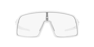 Oakley Wire Tap 2.58 Sunglasses, Matte White/Clear To Black Iridium, 37/13/140 Herren, Matt White/Clear to Black Iridium