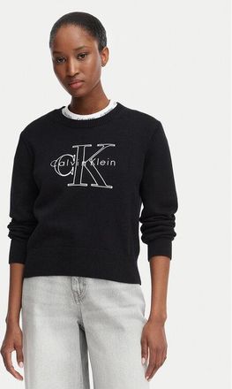 Calvin Klein Jeans Pullover LV047G322G Schwarz Regular Fit
