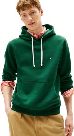 Tommy Hilfiger Herren Hoodie Seasonal Fleece mit Bauchtasche, Grün (Ornamental Green), XXL