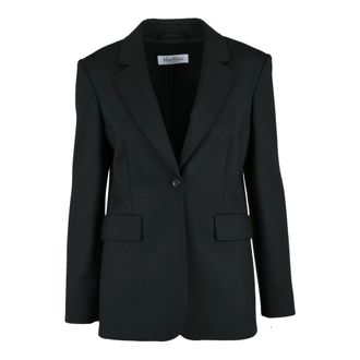 Max Mara Femme, Vestes, Noir, Taille: 40 FR Giacca Sfiancata