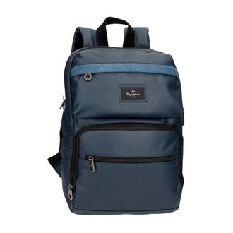 Pepe Jeans London Herren Court Dokumentenhalter Rucksack - - Bags - Herren - Blau - ONE SIZE